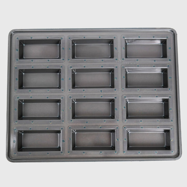 Silpap Patented Silicone Coated Rectangle Financier Pan French Dessert ...