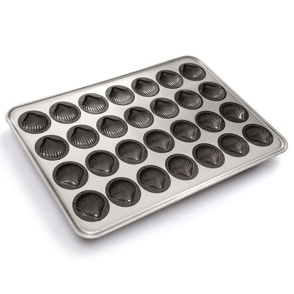 Silpap Silicone Coated Seashell Madeleine Commercial Pan 28 Cavity ...